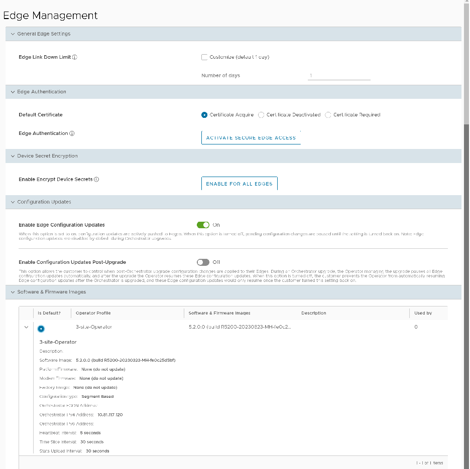 VeloCloud SD-WAN 6.4 - Administration Guide - Edge Software Image Management - Arista